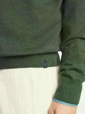 FAY Crew-neck Ribbed-trim Sweater