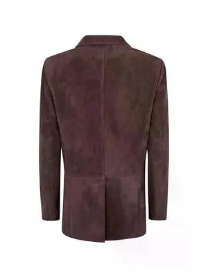 Seventy Double-breasted Suede Jacket