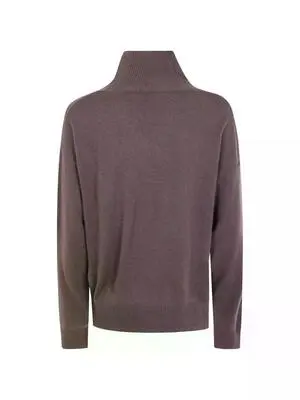 Seventy Button-detail High-neck Sweater