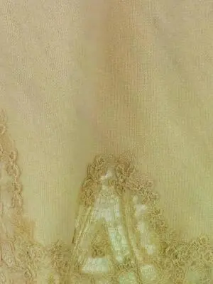 Ermanno Scervino Lace-trimmed Cashmere Sweater