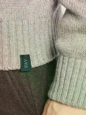FAY Toggle-fastening Wool Sweater