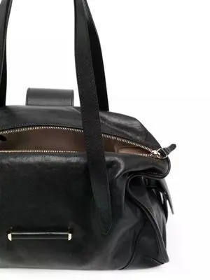 JIMMY CHOO Bar Filo Leather Shoulder Bag