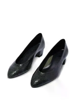 AeydĒ Helia Leather Heeled Pumps