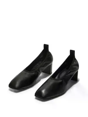AeydĒ Narissa Leather Heeled Pumps - Black
