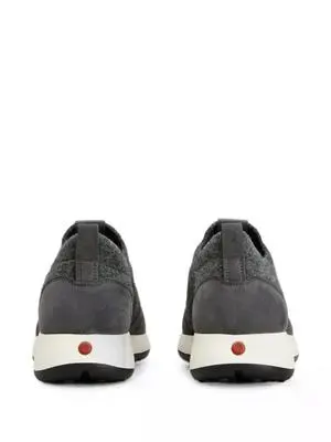 TOD'S Suede-panelled Felt Sneakers