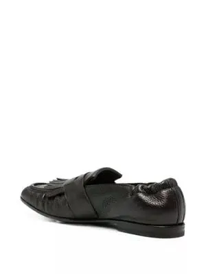 SPINA Fringed Detail Loafers