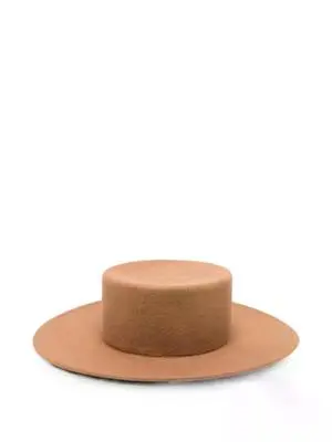Ruslan Baginskiy Wool Felt Canotier Hat