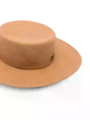 Ruslan Baginskiy Wool Felt Canotier Hat