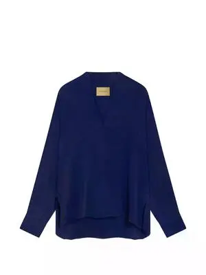 Momoni Margaret V-neck Blouse