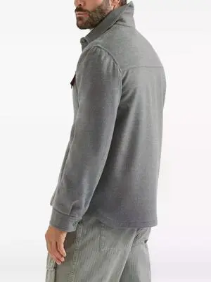 Brunello Cucinelli Lightweight Virgin Wool Cloth Shirt-style Outerwear Jacket