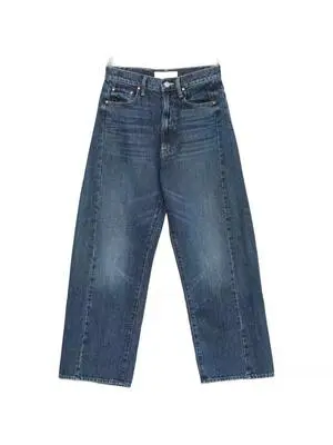MOTHER The Half Pipe Ankle Jeans - Blue