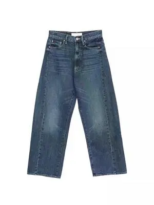MOTHER The Half Pipe Ankle Jeans - Blue