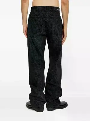 Balmain Monogram-print Jeans