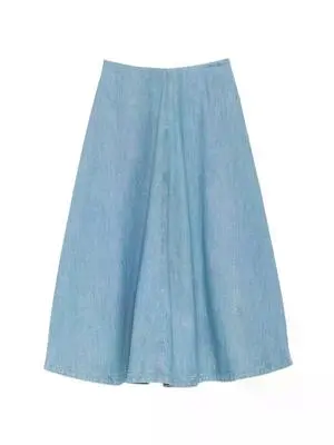 Altuzarra A-line Denim Skirt - Blue