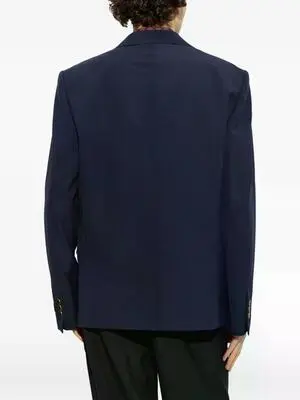 Balmain Logo-patch Wool Blazer