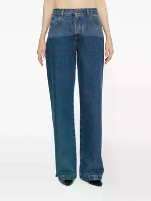 Attico Two-tone Denim Jeans