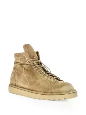 Marsèll Pallottola Suede Ankle Boots - Neutrals