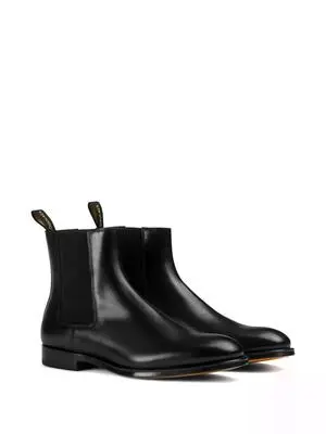 DOUCAL'S Elasticated-panel Pull-tab Ankle Boots