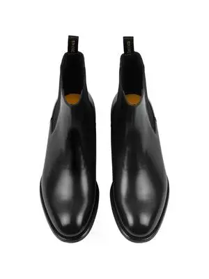 DOUCAL'S Elasticated-panel Pull-tab Ankle Boots