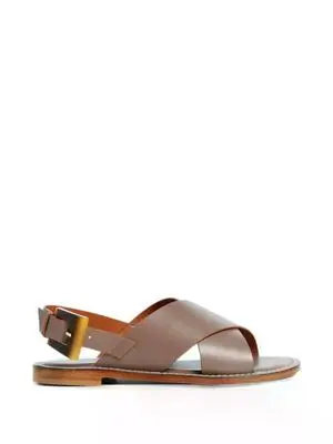 Roberto Festa Solea Crossover-strap Flat Sandals