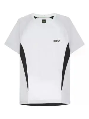 BOSS Panelled Crew-neck T-shirt - White