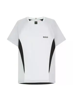 BOSS Mesh-jersey Slim-fit T-shirt - White