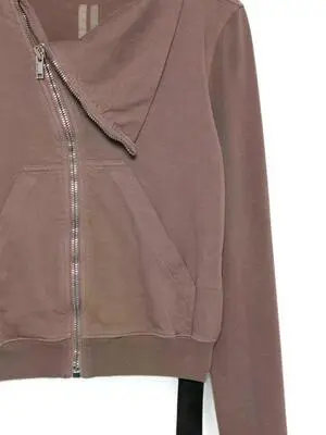 Rick Owens Asymmetric Zip-up Sweatshirt