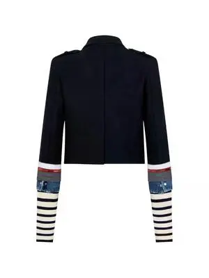 Dsquared2 Hybrid Wool-mix Peacoat Blazer