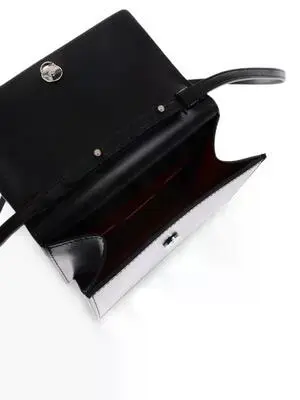 Off-White Leather Jitney 0.7 Mini Crossbody Bag