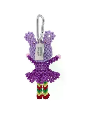 CHOPOVA LOWENA Sad Jerboa Beaded Keyring
