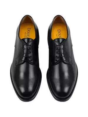 DOUCAL'S Lace-up Leather Derby Shoes