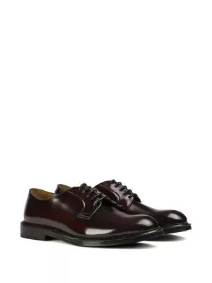 DOUCAL'S Leather Derby Shoes - Brown