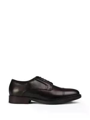 DOUCAL'S Cap Toe Lace-up Derby Shoes