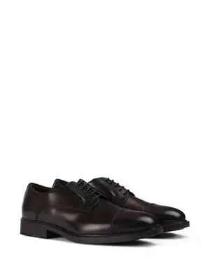 DOUCAL'S Cap Toe Lace-up Derby Shoes