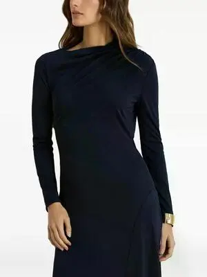 Ralph Lauren Yamilla Draped Midi Dress