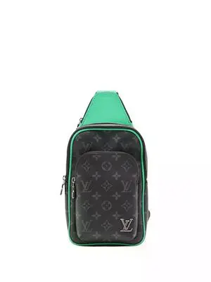 LOUIS VUITTON 2021-2026 Monogram Eclipse Avenue Sling Bag Pm Crossbody Bag - Black