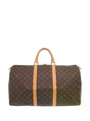 LOUIS VUITTON 2002 Monogram Keepall 50 Travel Bag