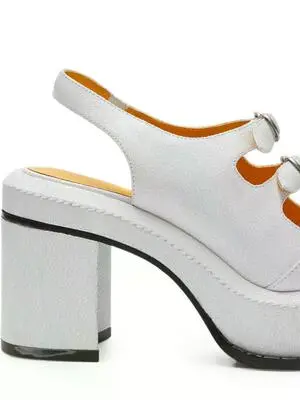 LILI CURIA Edie Buckled Platform Sandals