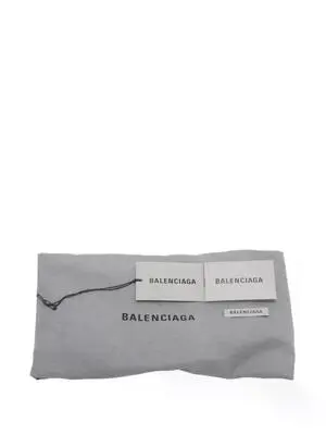 Balenciaga 2010-2026 Xs Faux Leather Bistro Basket Bag Satchel - Black