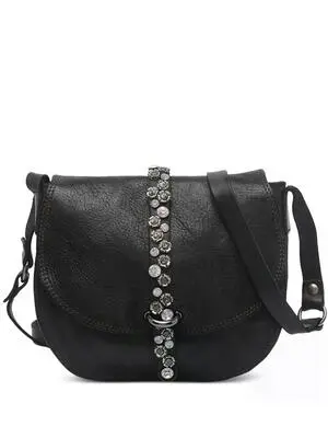 CAMPOMAGGI Linda Crystal-embellished Shoulder Bag - Brown