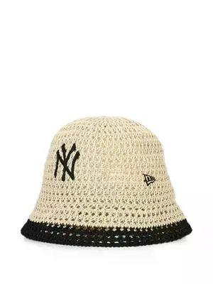 New Era Logo-embroidered Knitted Bucket Hat