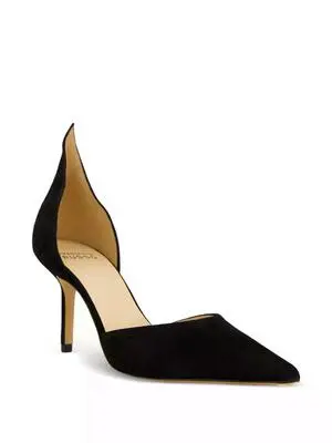 FRANCESCO RUSSO High-back Suede Pumps