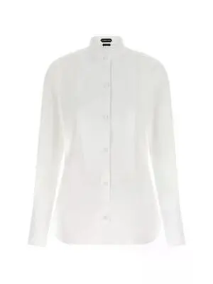TOM FORD Cotton Tuxedo Shirt - White