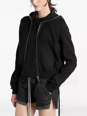 Rick Owens Zip-up Drawstring Hoodie