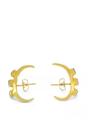 FENOMENA Fura Emerald Earrings