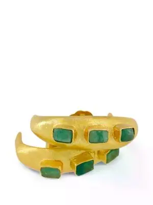 FENOMENA Fura Emerald Earrings