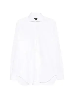 BARBA NAPOLI Spread-collar Shirt - White