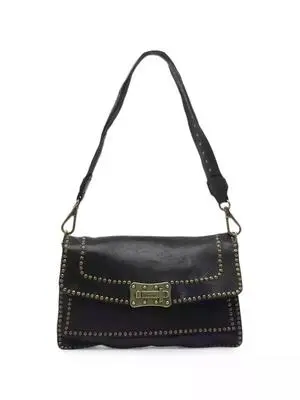 CAMPOMAGGI Agnese Stud-embellished Leather Tote Bag - Black