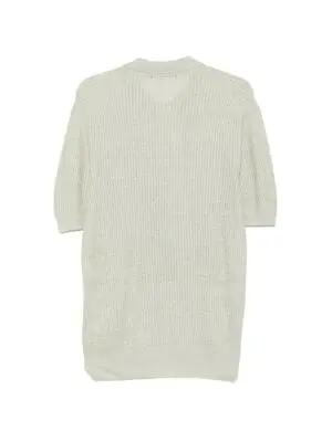 Tagliatore Knitted Textured Polo Shirt