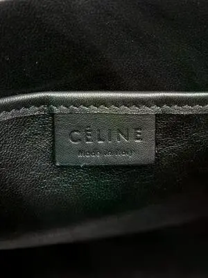 Celine 2017 Nano Tricolor Nubuck And Calfskin Luggage Tote Satchel - Multicolour